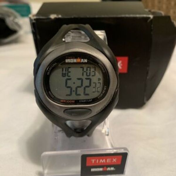 Timex T54281, Men's "Ironman" 50 Lap Resin Watch, Indiglo, Alarm ...
