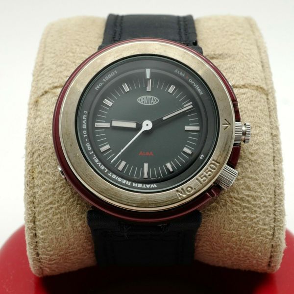 Seiko Alba Orvitax 15501 (red shroud) V701-2K40 watch Excellent ...
