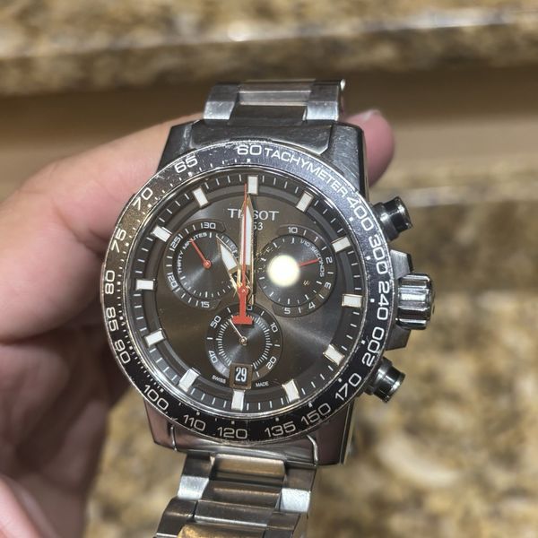 Tissot Supersport Chrono 45.5 mm Black Stainless Steel Watch T125617A ...