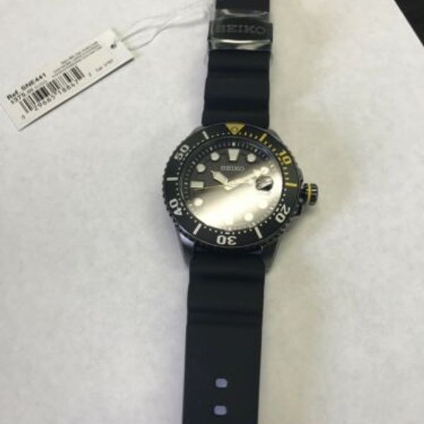 Authentic Seiko Prospex Solar Diver's 200M Rubber Watch SNE441 ...