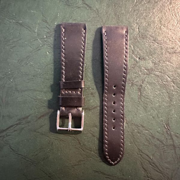 [WTS] Genuine Horween Shell Cordovan Black Strap 19mm $30 Shipped ...
