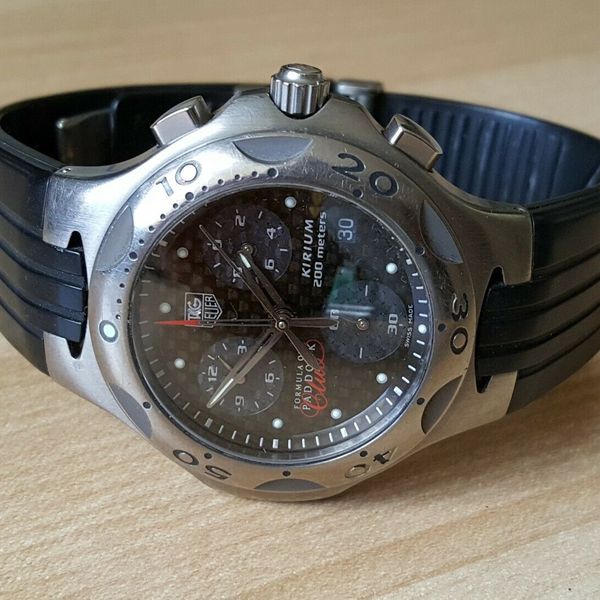 Titanium TAG Heuer Kirium Quartz Chronograph F1 Paddock Club Edition ...