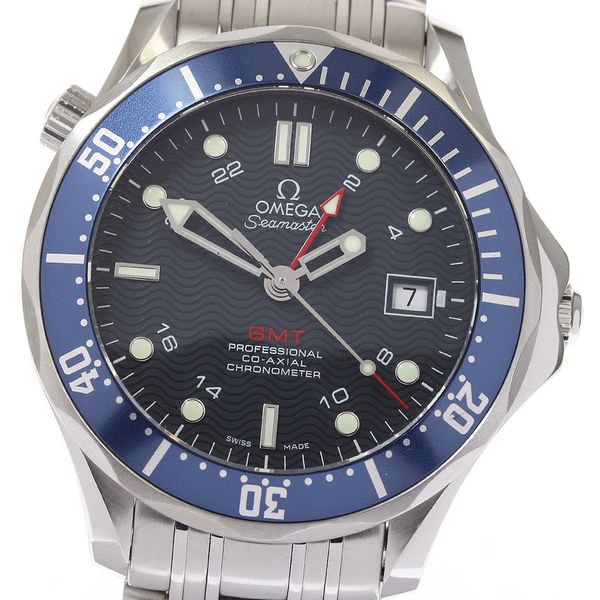Good product [OMEGA] Omega Seamaster 300 GMT Co-Axial 2535.80 Self ...