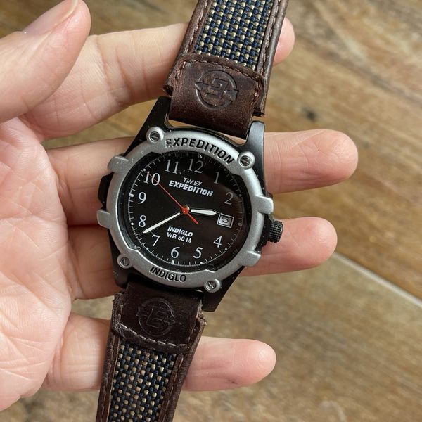 Timex Expedition Indiglo Wr50M Mens Quartz Watch With Date K4 | WatchCharts Marketplace