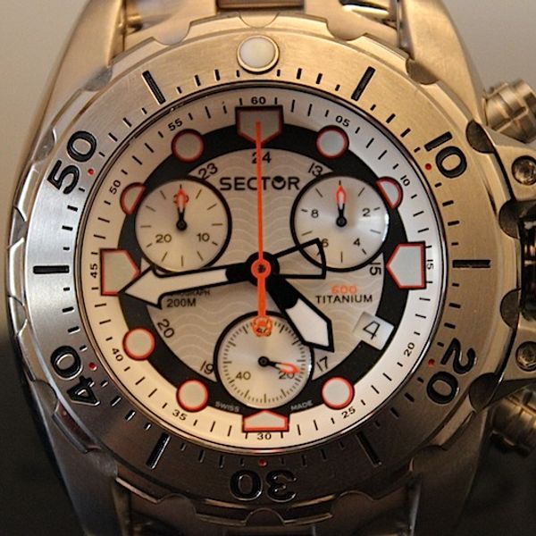 FS: SECTOR 600 CHRONOGRAPH DIVER TITANIUM, REDUCED $225! | WatchCharts ...