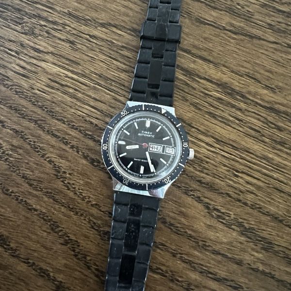 Vintage 1978 Timex Viscount Automatic Cal. M109 Power Reserve Skin ...