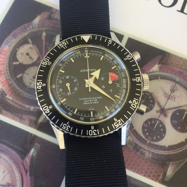 SOLD Croton Chronomaster Aviator Sea Diver | WatchCharts Marketplace