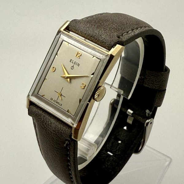 Vintage 1950s Elgin tank Watch- American Made Caliber 732 | WatchCharts ...