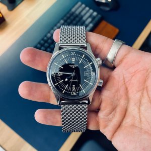 [Longines sports watch campaign] 5-year warranty Longines Legend Diver ...