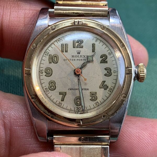 Vintage 1940's Rolex Bubble Back Chronometer REF. 3372 | WatchCharts