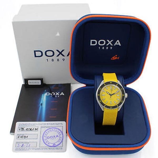 DOXA Sub 200 Diving Star Men's 40mm Wristwatch w/ Box and Papers # ...