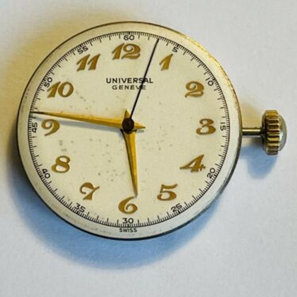 Mens Universal Geneve Watch Movement Caliber 263 17 Jewels Works/Parts ...