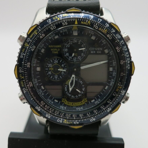 Citizen Navihawk Blue Angels Analog + Digital Watch - C300-Q00869 ...