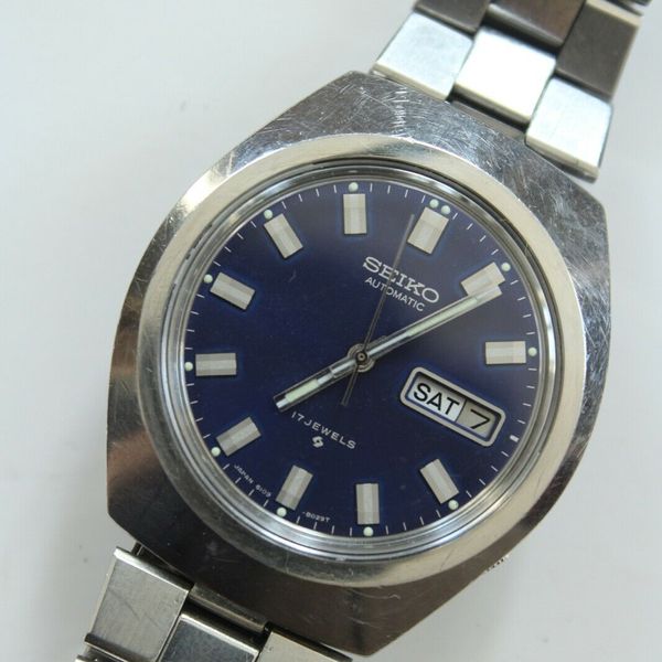 Vintage Seiko 6109-8029-P Mens Automatic Watch Original Bracelet 17 ...