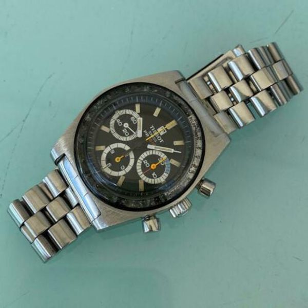 VINTAGE TISSOT PR 516 CHRONOGRAPH LEMANIA 873 TRI COMPAX 40526-1X ...