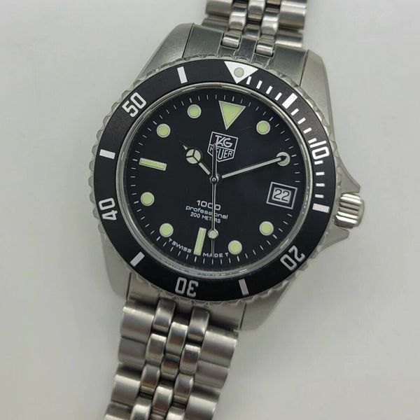 Tag Heuer Professional 1000 Men's Watch | WatchCharts Marketplace