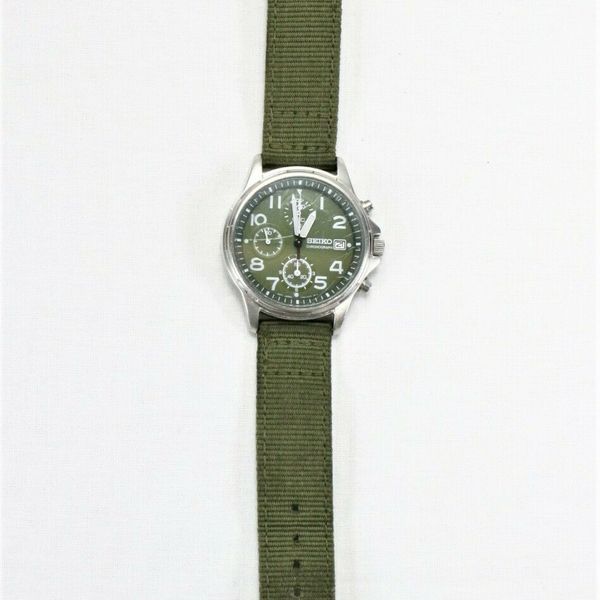 SEIKO CHRONOGRAPH Military Style 7T92-OBBO (AO) | WatchCharts Marketplace