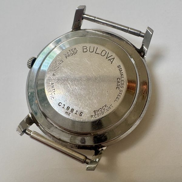 Vintage Bulova 30 Jewels Menâ s Watch Automatic â Patina Dial â Parts ...
