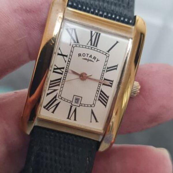 Rotary rectangular Tank watch PL0 004957 Dolphin Standard Working 40mm ...