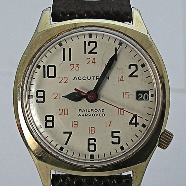 Awesome Bulova Accutron Railroad Approved N6 1976 218 w/Date Running ...