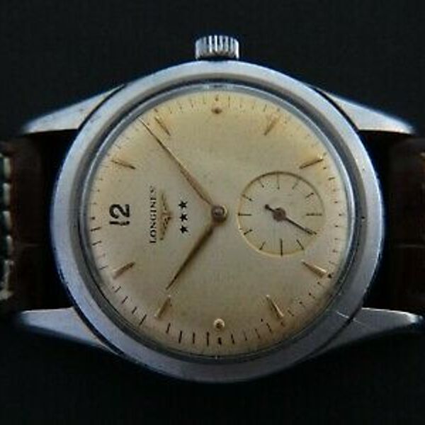 VTGE LONGINES CALATRAVA DRESS MEN WATCH. CAL 23Z, Ref 6402. 1953 ...