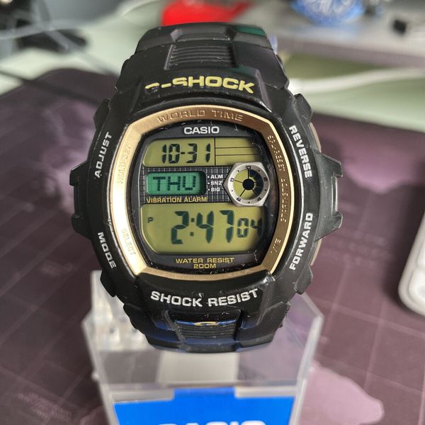 Rare Gents Casio G7500 G-Shock Vibration Watch With Alarm - 200m ...