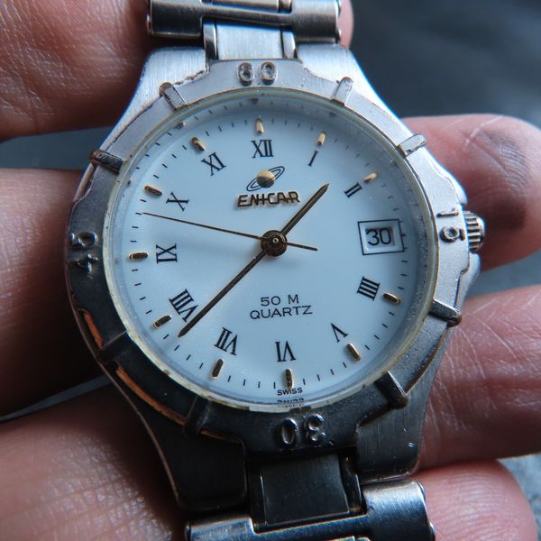Swiss Movement Enicar WR 50M Quartz Men Watch | WatchCharts Marketplace