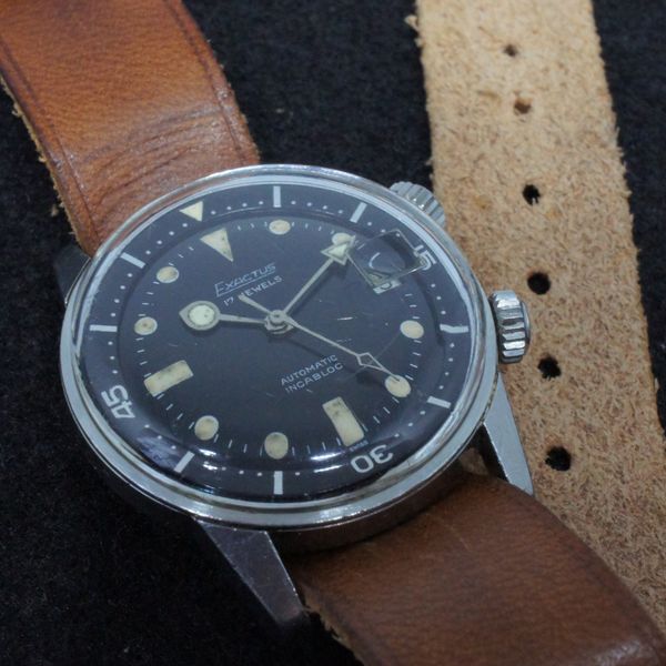 Vintage 1962 Exactus Super Compressor Dive Watch | WatchCharts Marketplace