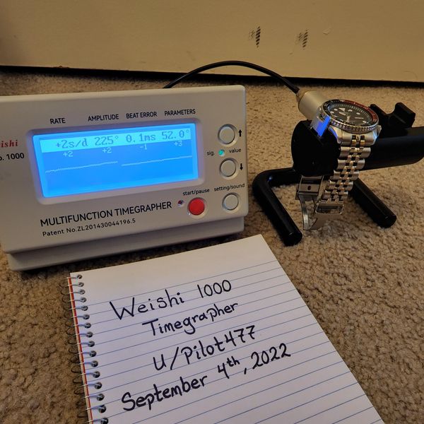 [WTS] Weishi 1000 Timegrapher | WatchCharts Marketplace
