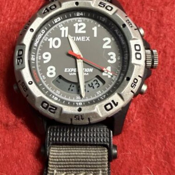 Timex Expedition Watch Indiglo WR 100m Analog Wristwatch New Battery | WatchCharts Marketplace