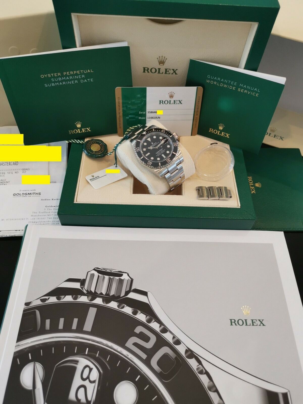 *11 MONTH OLD* 2019 ROLEX SUBMARINER 116610 CERAMIC WATCH W/RECEIPT ...