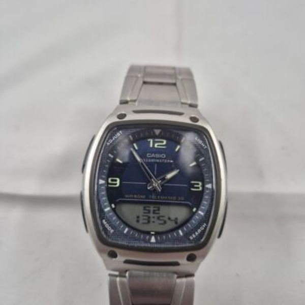 Casio 38mm AW-81 Illuminate Wristwatch Blue Dial All Working ...