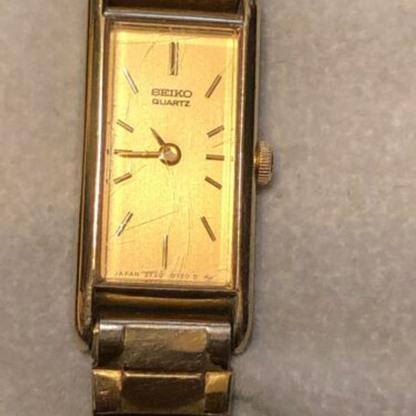 Vintage seiko small gold women's watch 2E20-5239 RO | WatchCharts ...