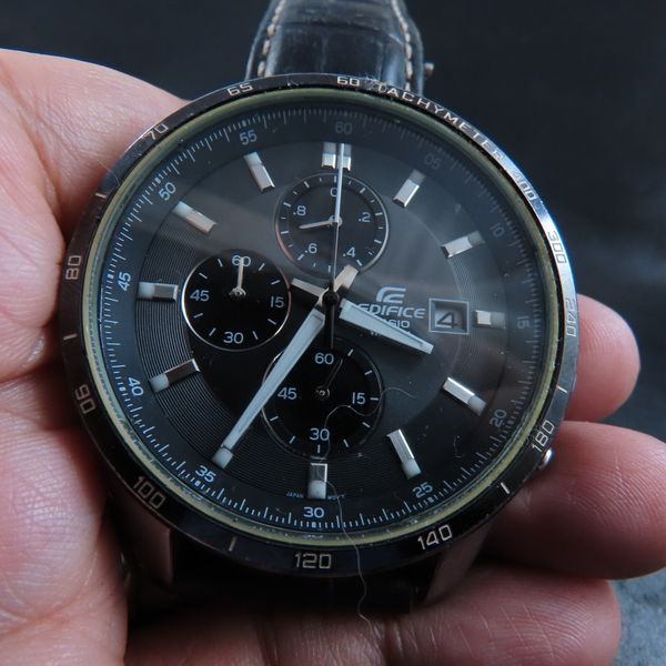 EFR-512 Casio Edifice Chronograph WR 100M Quartz Men Watch ...