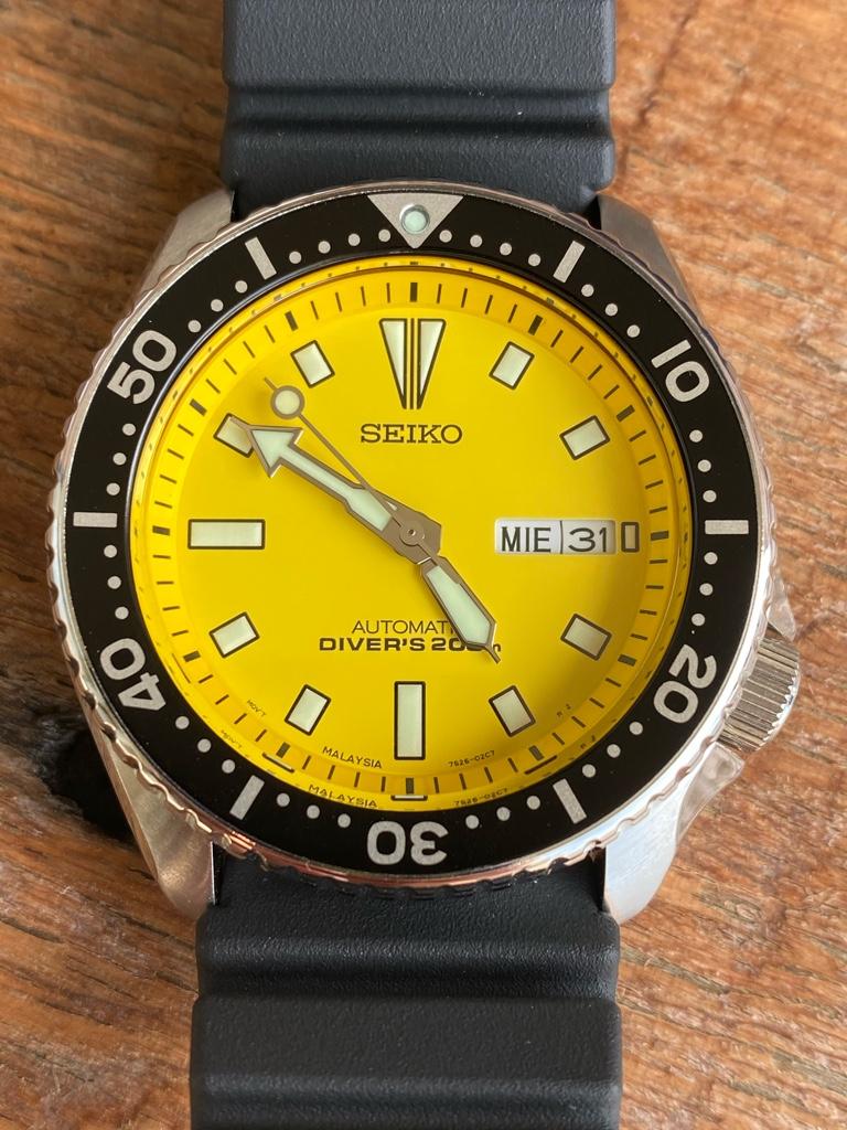 FS New Seiko SKXA35 Bumblebee Yellow | WatchCharts