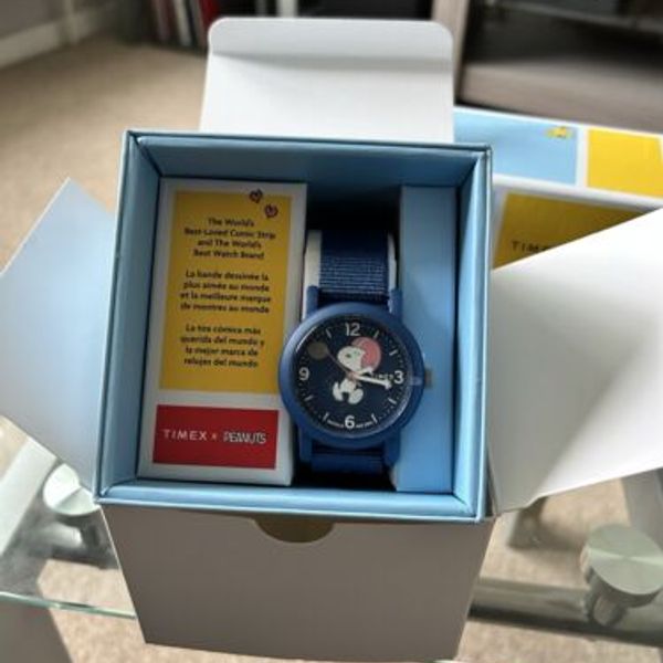 Timex Peanuts Snoopy Football Watch | WatchCharts Marketplace