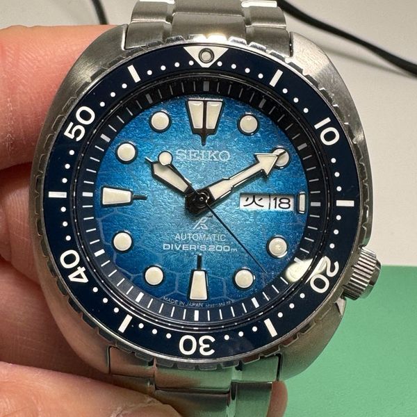 Seiko Special Edition Prospex Blue King Turtle Save The Turtles Kanji ...