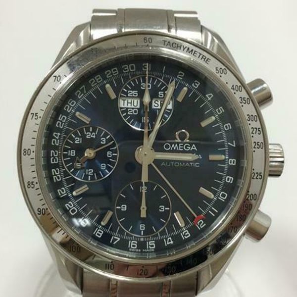 OMEGA Speedmaster 3523.80 Triple calendar Navy Dial Automatic Watch ...