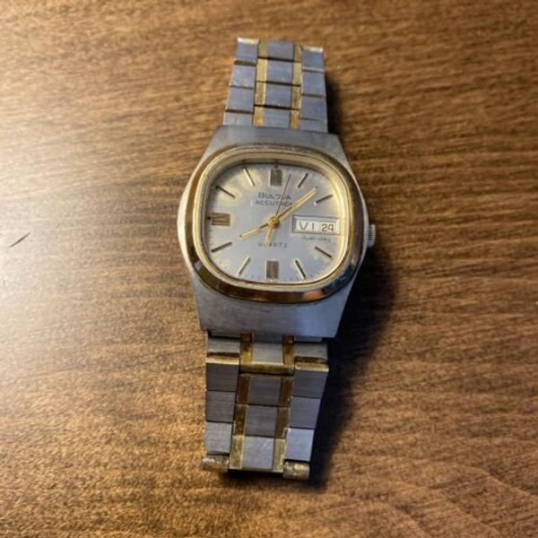 Vintage Bulova Accutron Dual Day Watch Untested | WatchCharts Marketplace