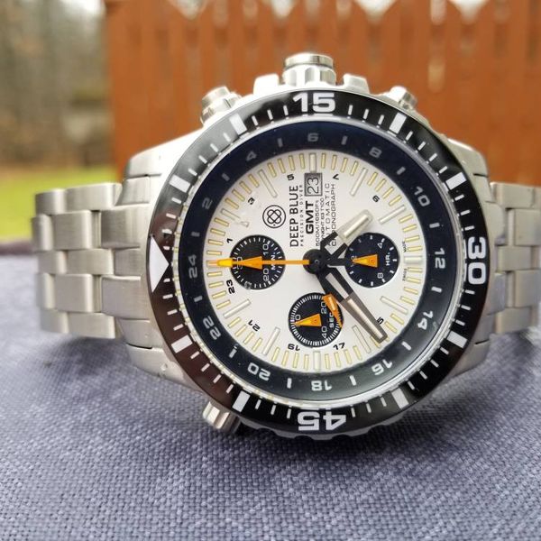 FS: DEEP BLUE DAYNIGHT VALJOUX 7754 PANDA | WatchCharts Marketplace