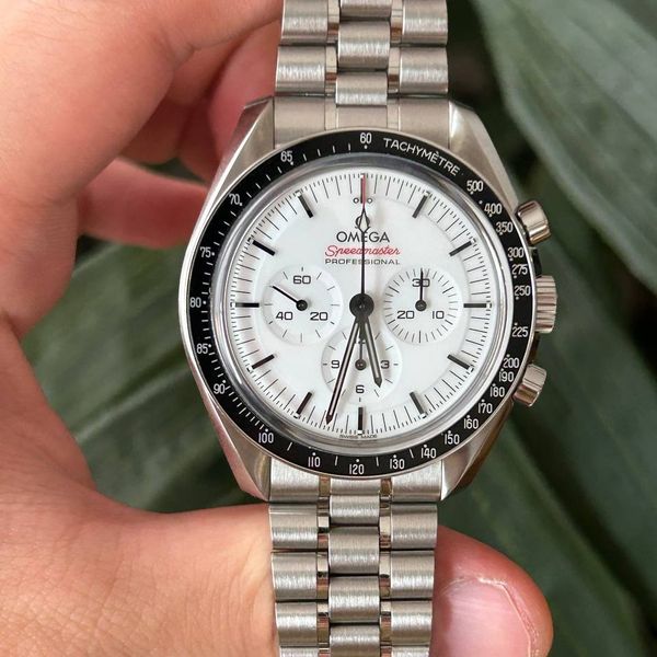 (2024) Omega Speedmaster White Dial 2024 310.30.42.50.04.001 Sapphire ...