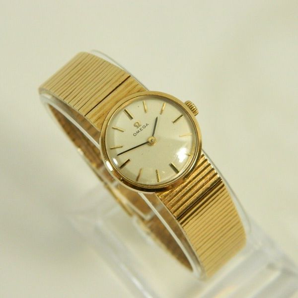 Vintage Omega 9ct Gold Watch DS&S Wind-Up Ladies Dress Watch 30g 1960s ...