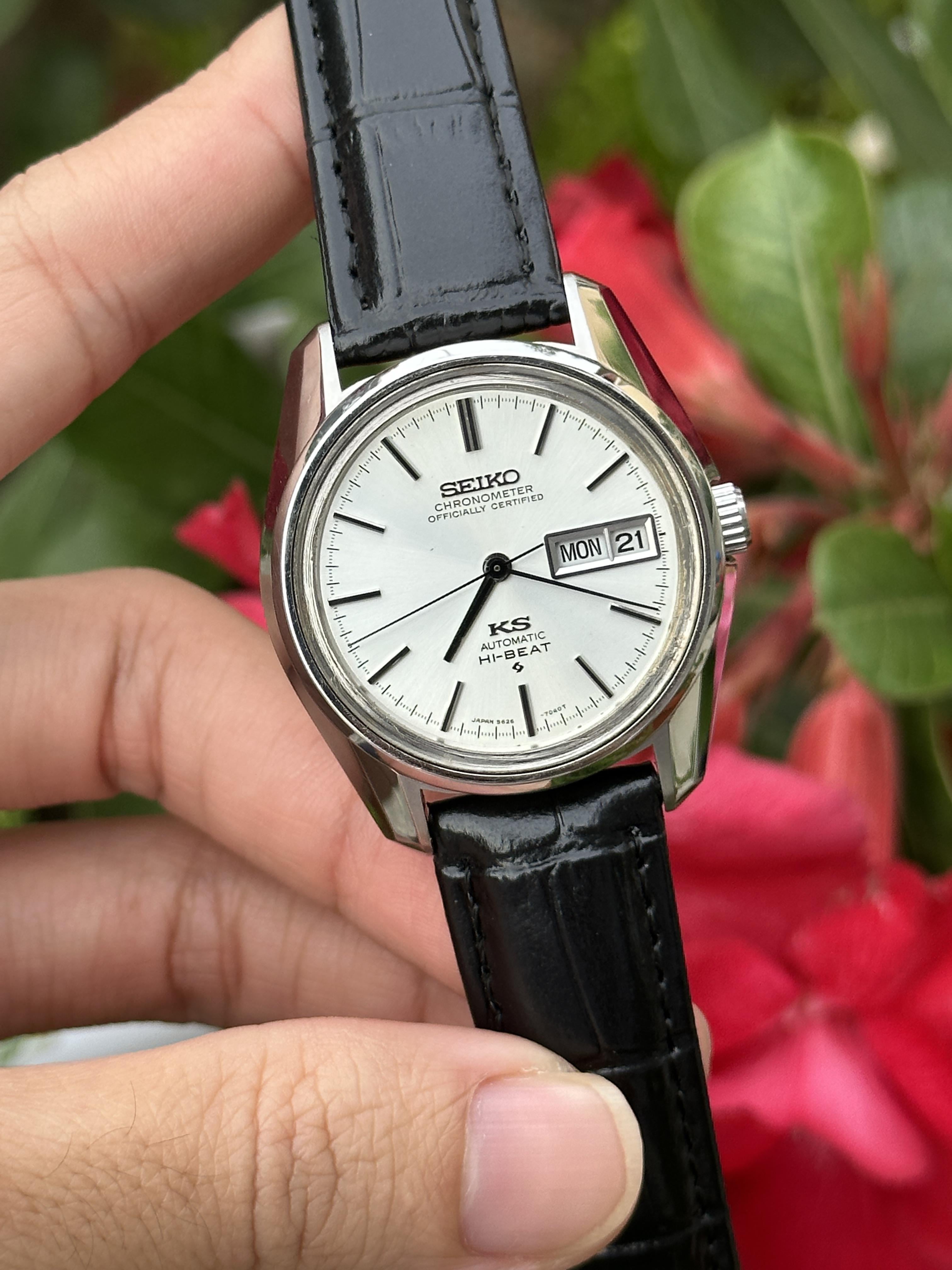 [WTS] King Seiko Chronometer 5626-7041, new steel quickset daydate part, no more plastic crap ...