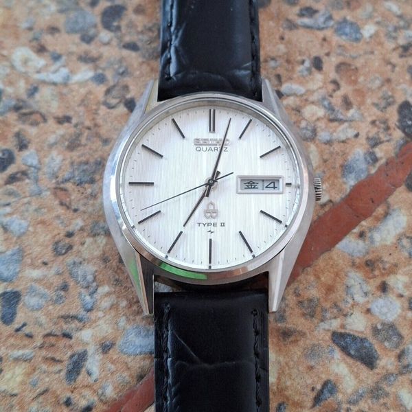 Vintage Seiko Quartz Type II (SQ) JDM 4336 8000 September 1977 TEXTURED ...