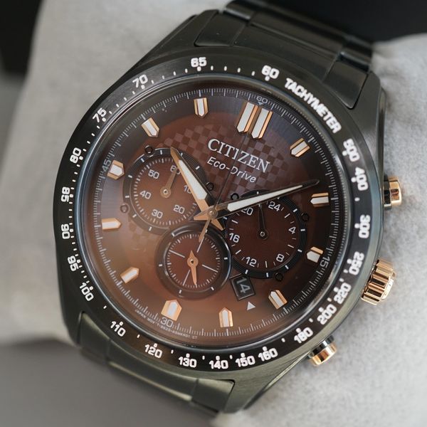 [WTS] Citizen Eco-Drive CA4534-81X Brown Dial Chronograph Solar Quartz ...