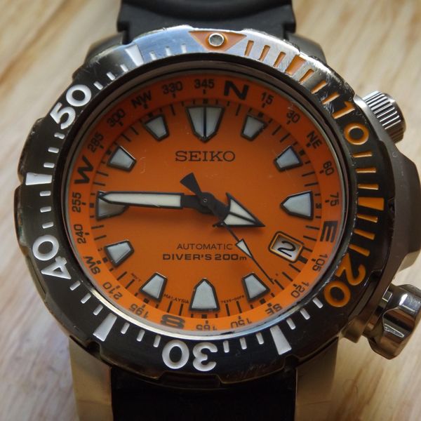 FS: Seiko SNM037 Orange Land Monster | WatchCharts Marketplace