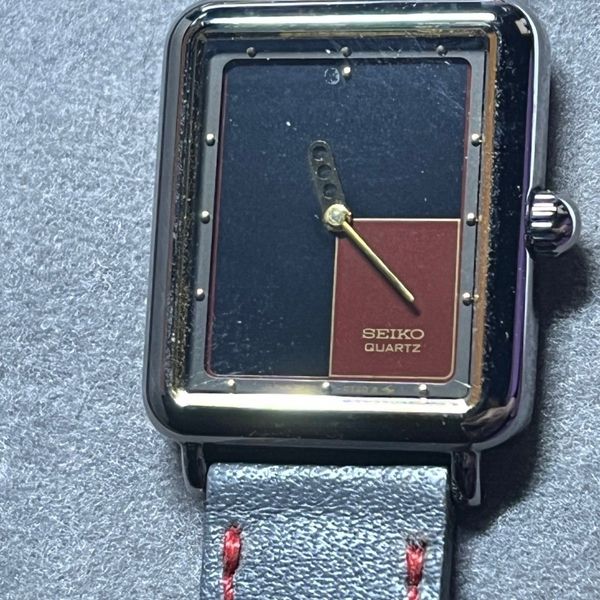 Vintage 1996 Seiko Rivoli Tank Quartz Women's Two Tone Preppy Watch ...