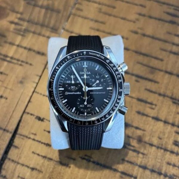 OMEGA x Swatch MoonSwatch Black- Mission to Moon - Steel Metal Mod ...