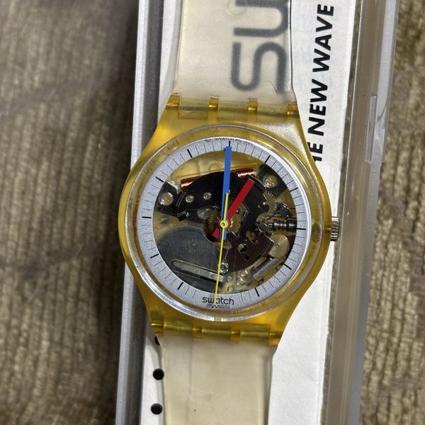 Vintage GK100 JELLY FISH Swatch Watch 34mm 1985 Dial Original Receipt | WatchCharts Marketplace