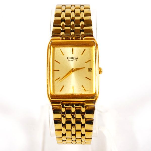 SEIKO Vintage Men's Tank Watch SEIKO Quartz 7N29-5B29 Wristwatch Scratched Cryst | WatchCharts ...